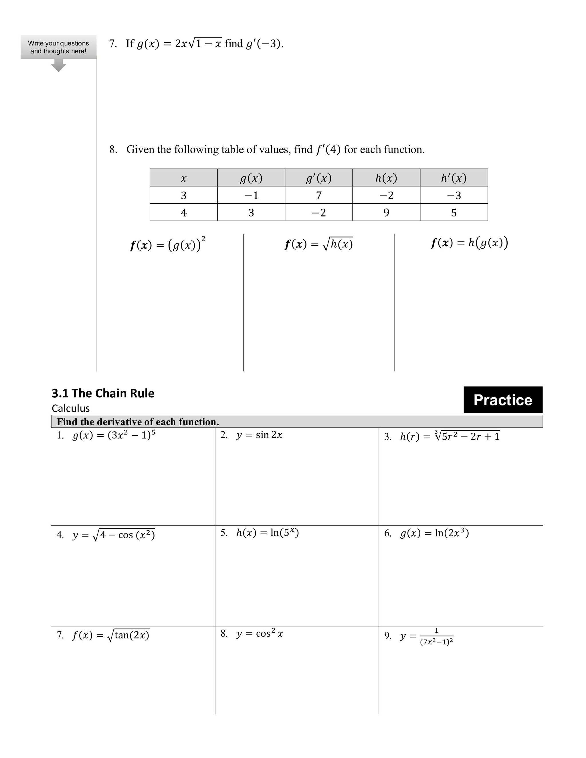 AP Calculus BC Workbook – Flipped Math