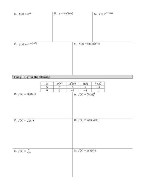 AP Calculus AB Workbook – Flipped Math